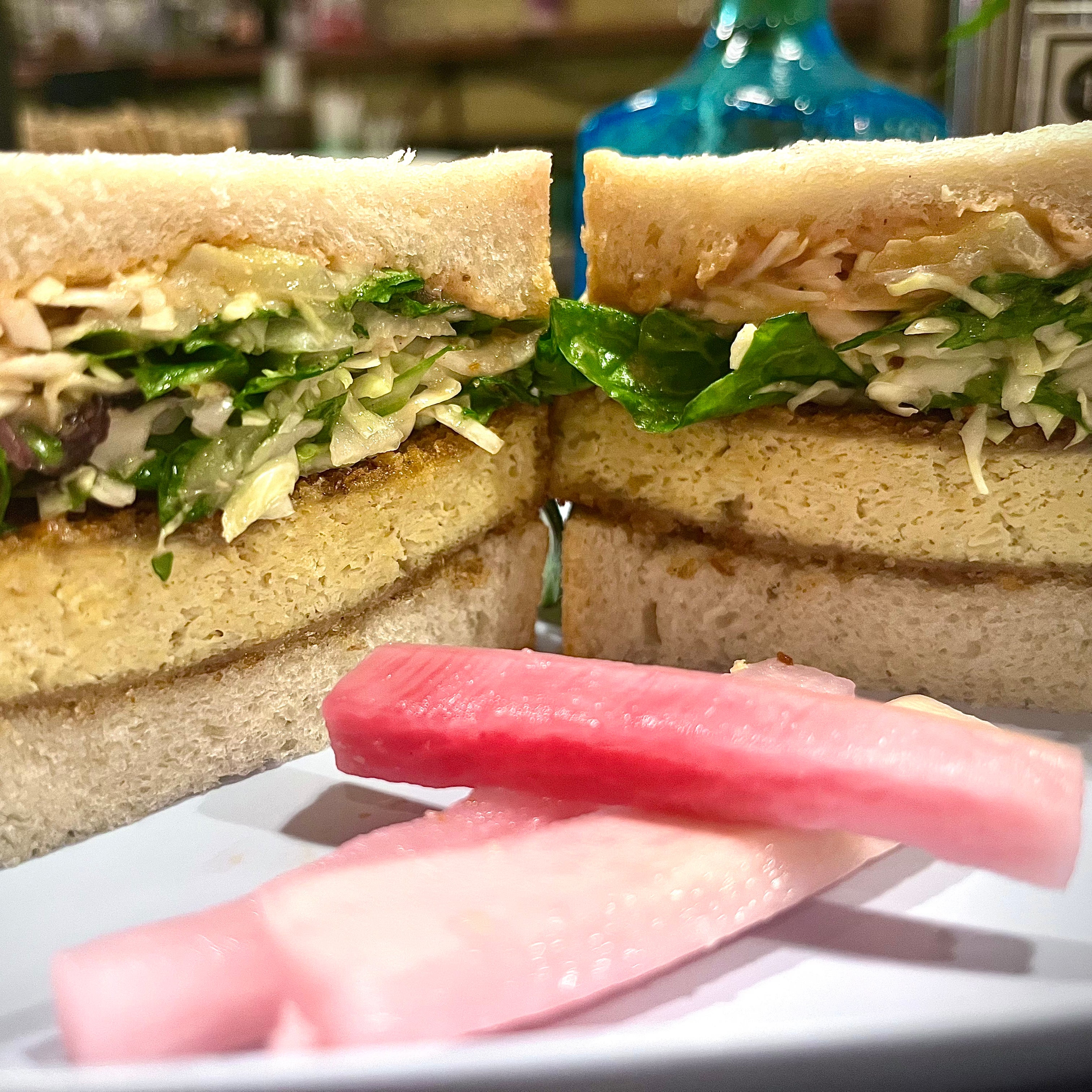 katsu sando | obon shokudo | vegan japanese comfort food for portland