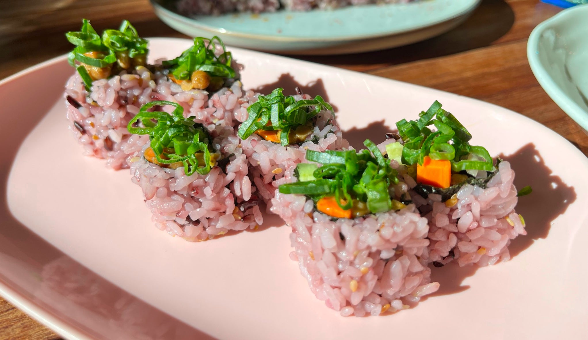 chickpea natto roll | obon shokudo | vegan japanese comfort food for portland