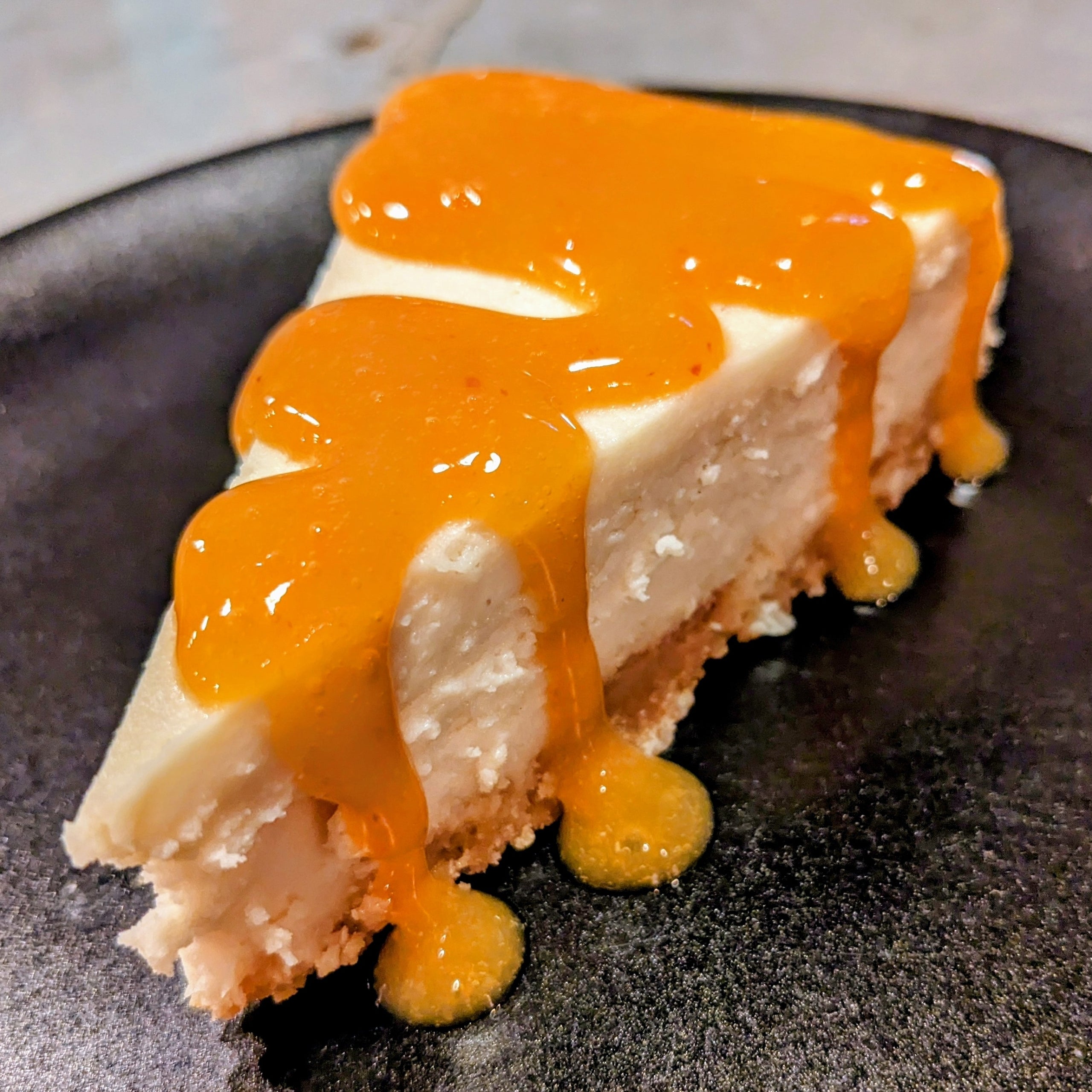 n.y. style cheesecake w/ fruit topping | obon shokudo | vegan japanese ...