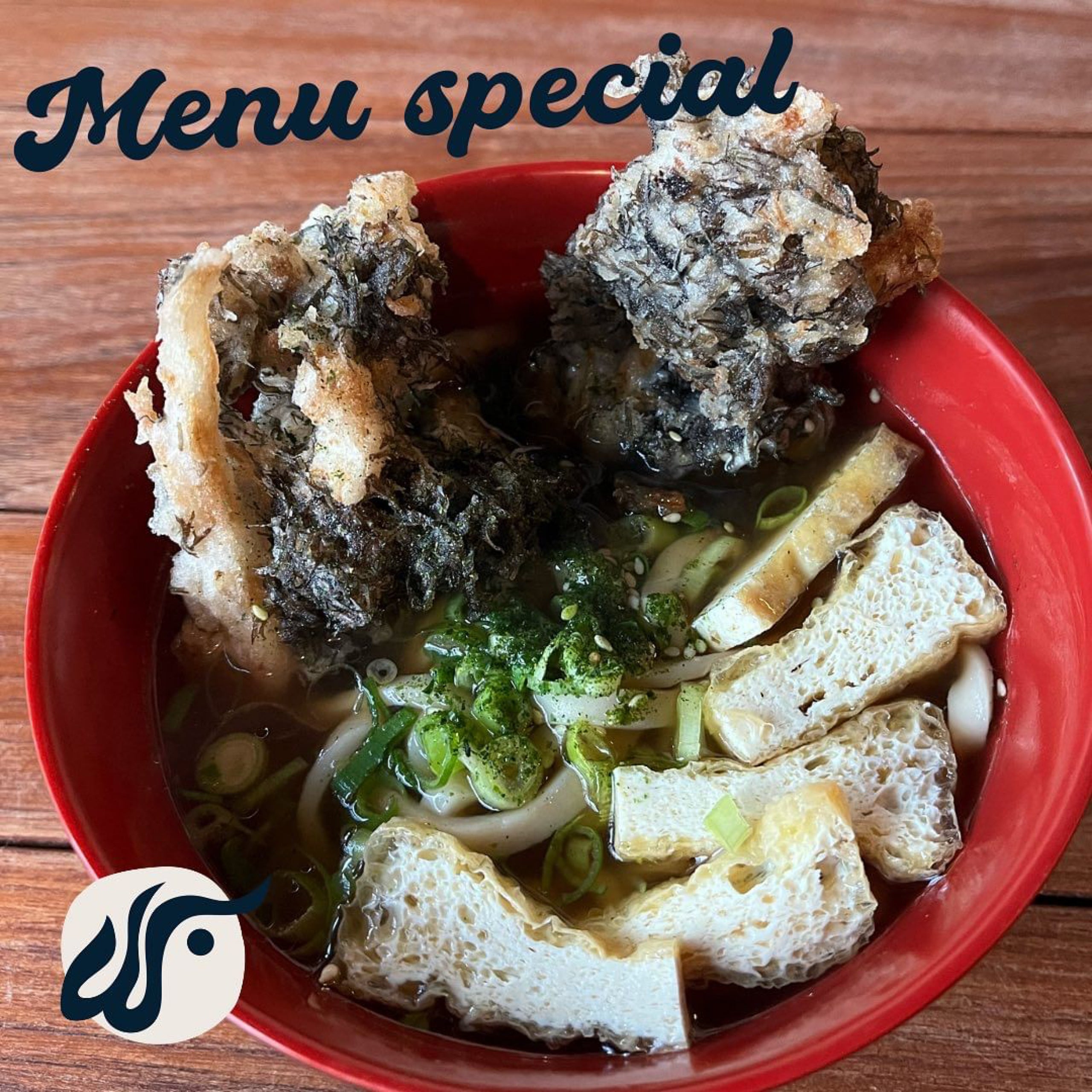 tempura udon w/ dulse kakiage | obon shokudo | vegan japanese comfort ...